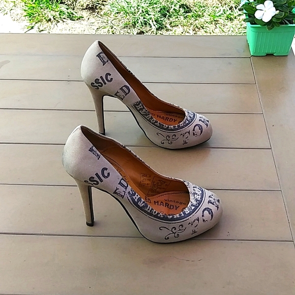 Ed Hardy | Shoes | Ed Hardy Graffiti Heel | Poshmark